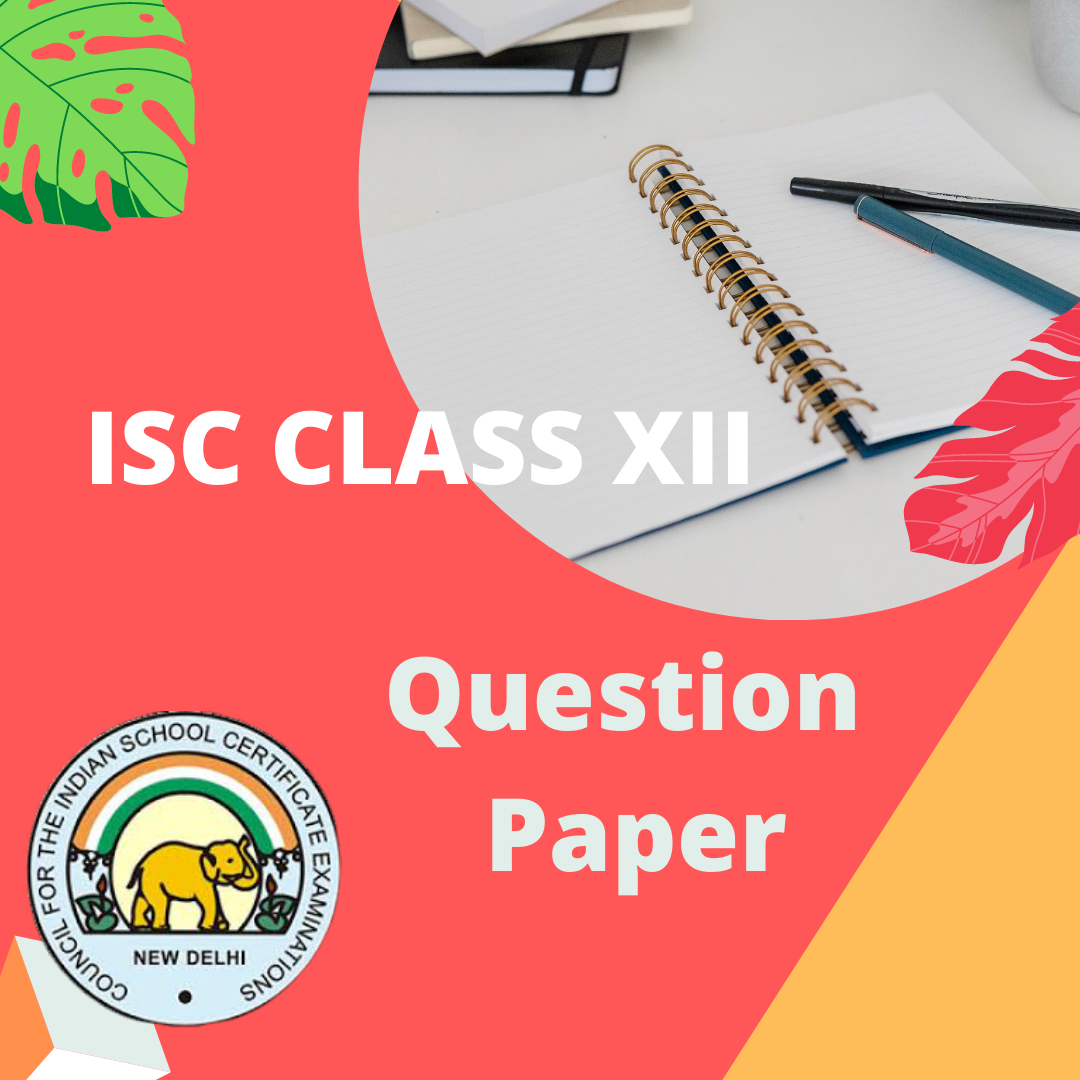 HINDI CLASS 12TH QUESTION PAPER 2020 (ISC) - Vidhyarthi Darpan